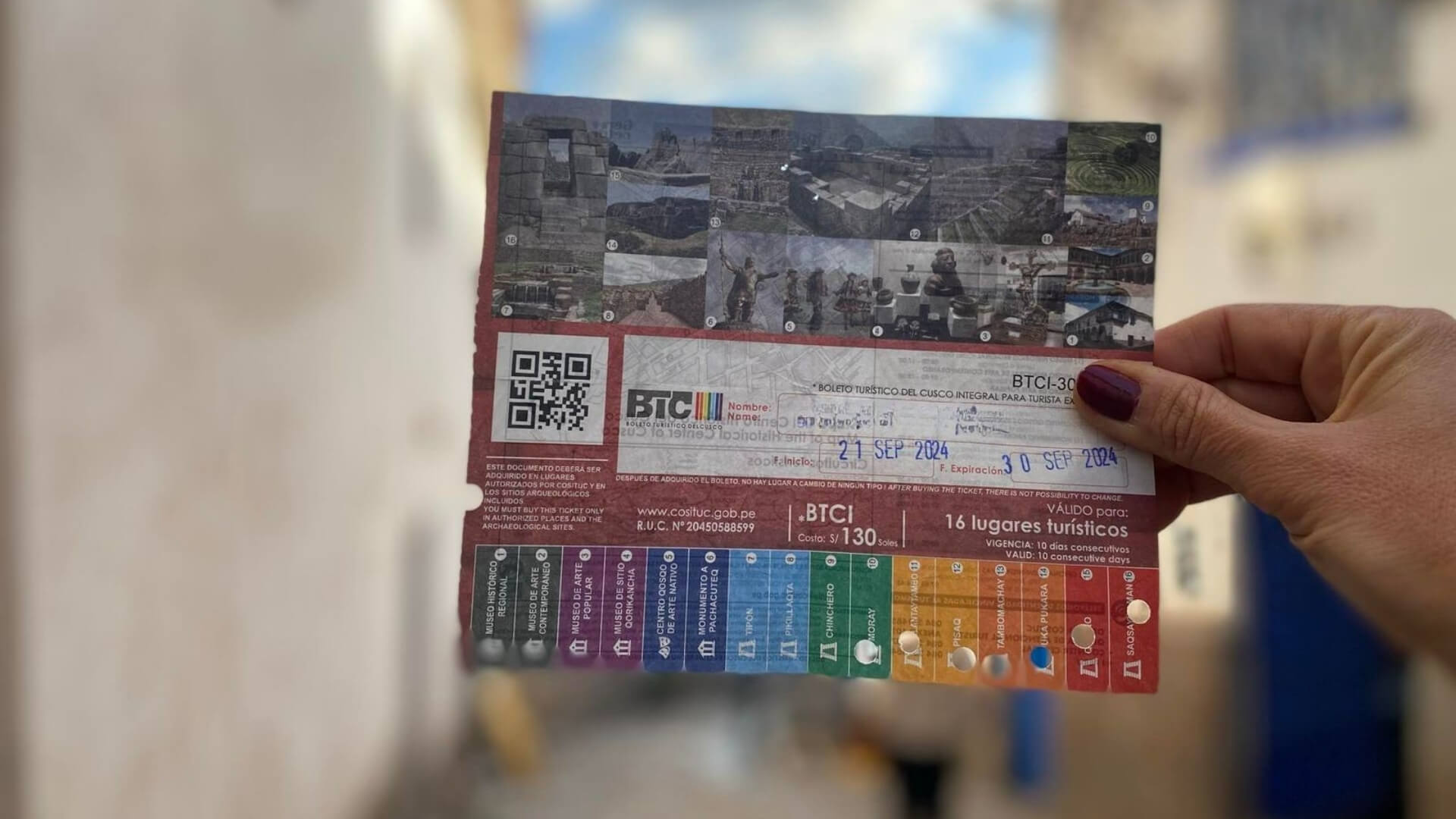 Boleto turistico : le ticket touristique pour visiter Cusco